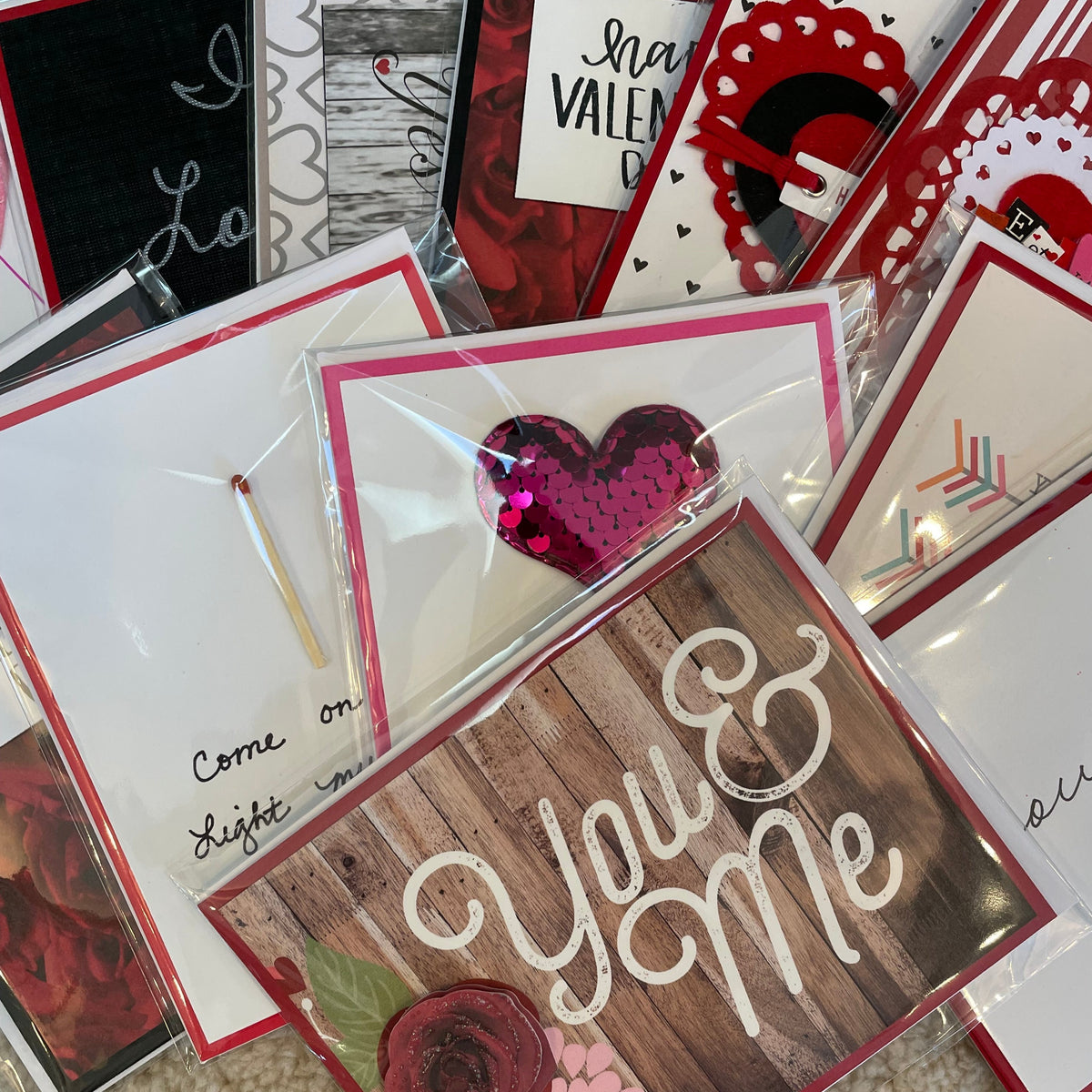 HAND MADE VALENTINES DAY CARD- – Devynn's Garden